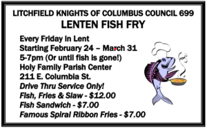 Lenten Fish Fry - The City of Litchfield