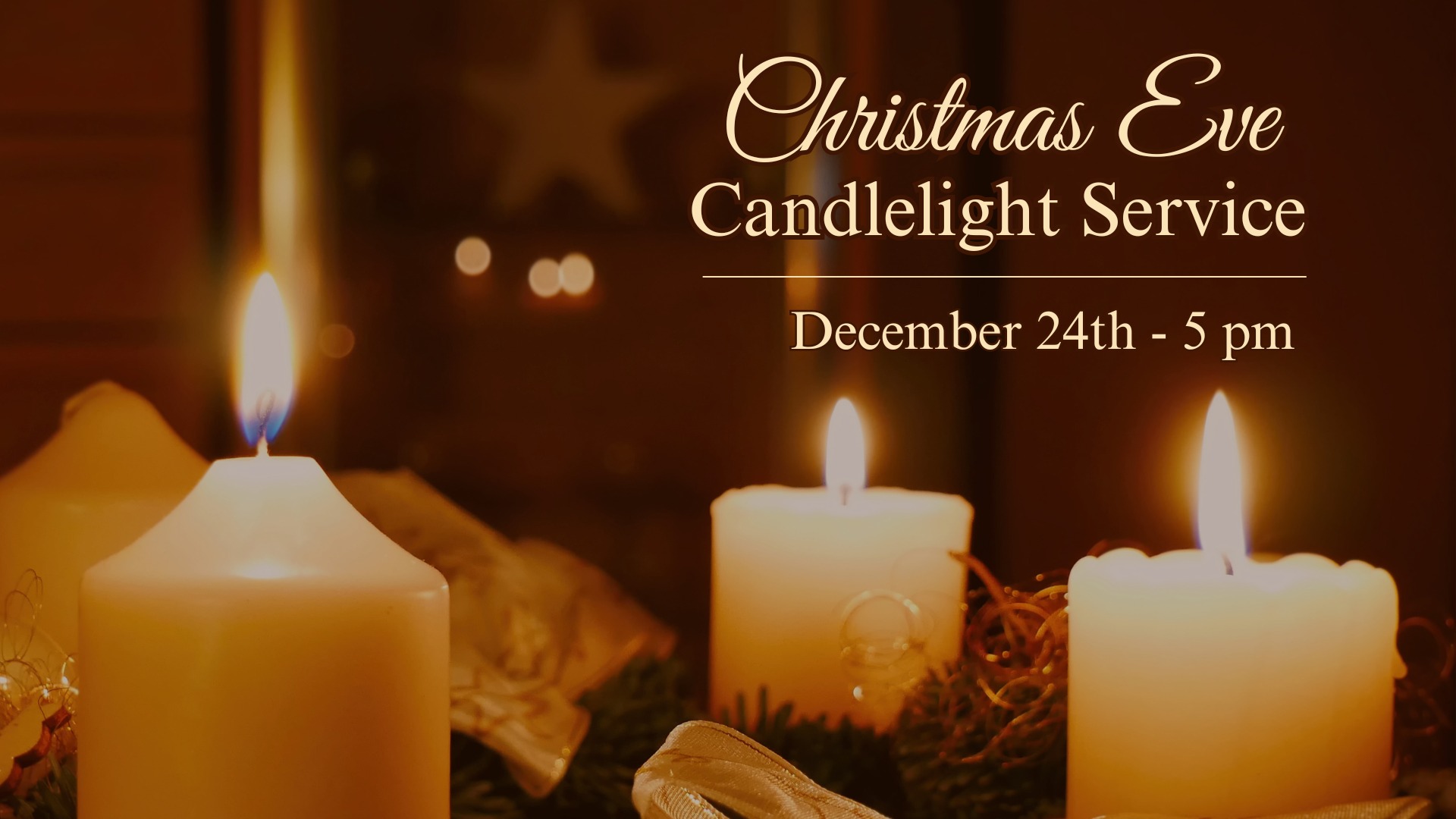 Christmas Eve Candlelight Service - The City of Litchfield