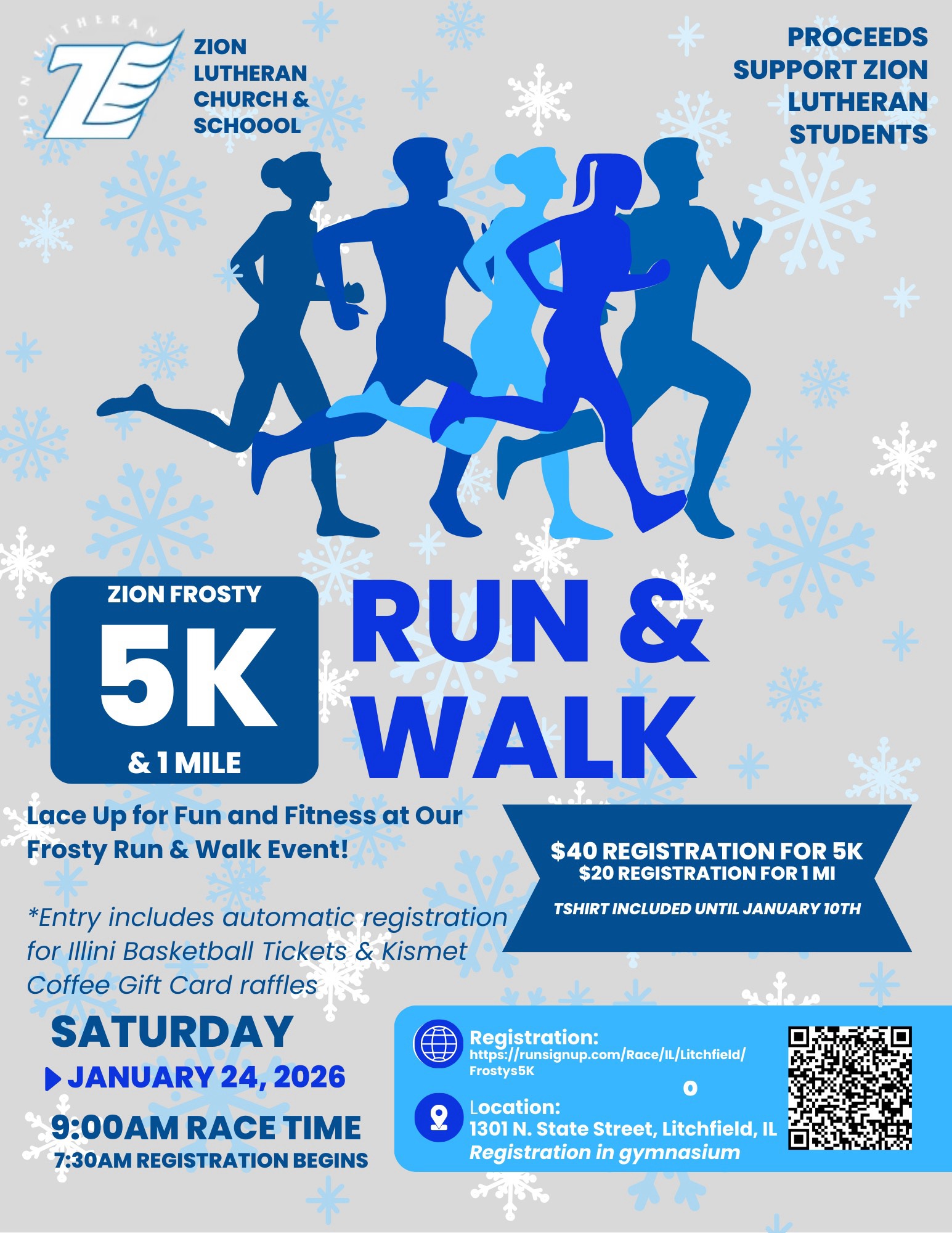 Zion Frosty Run & Walk - The City of Litchfield